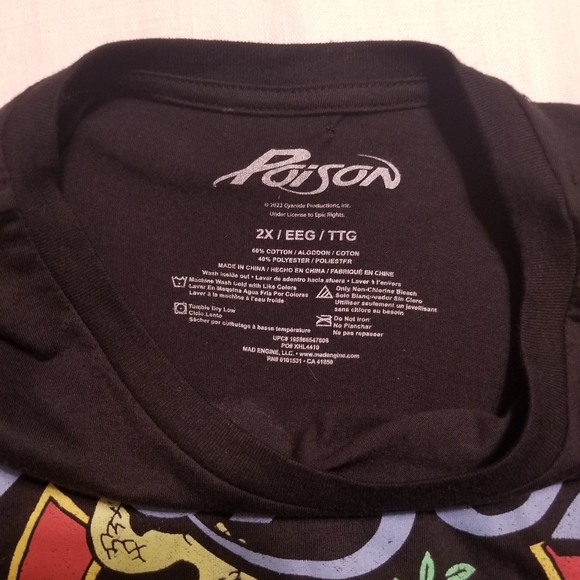 Poison | Shirts | Vintage Retro 8s Rock Band Poison Tshirt | Poshmark